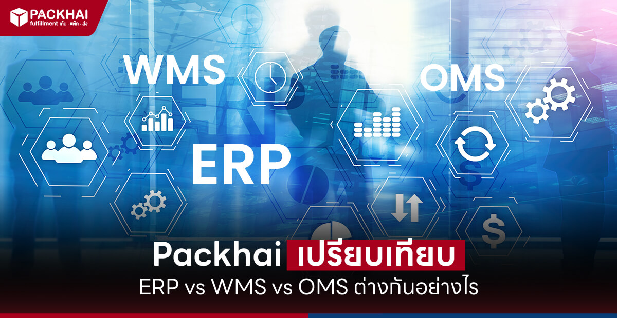 ERP vs WMS vs OMS ต่างกันอย่างไร เข้าใจให้ชัดก่อนเลือกใช้